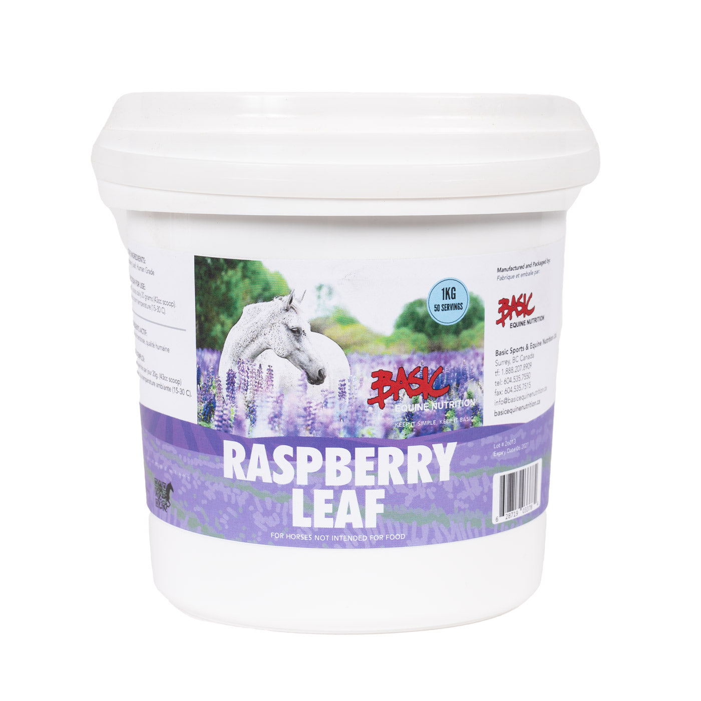 Basic Equine Raspberry Leaf 1 kg – Greenhawk USA