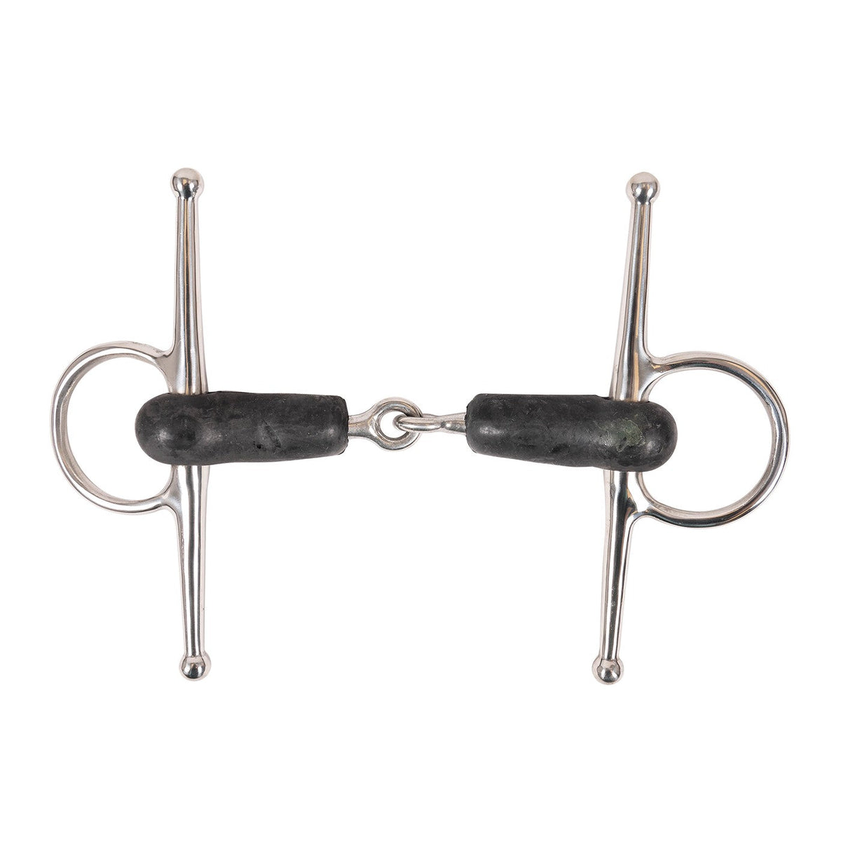 Metalab Full Cheek Rubber Snaffle Bit – Greenhawk USA