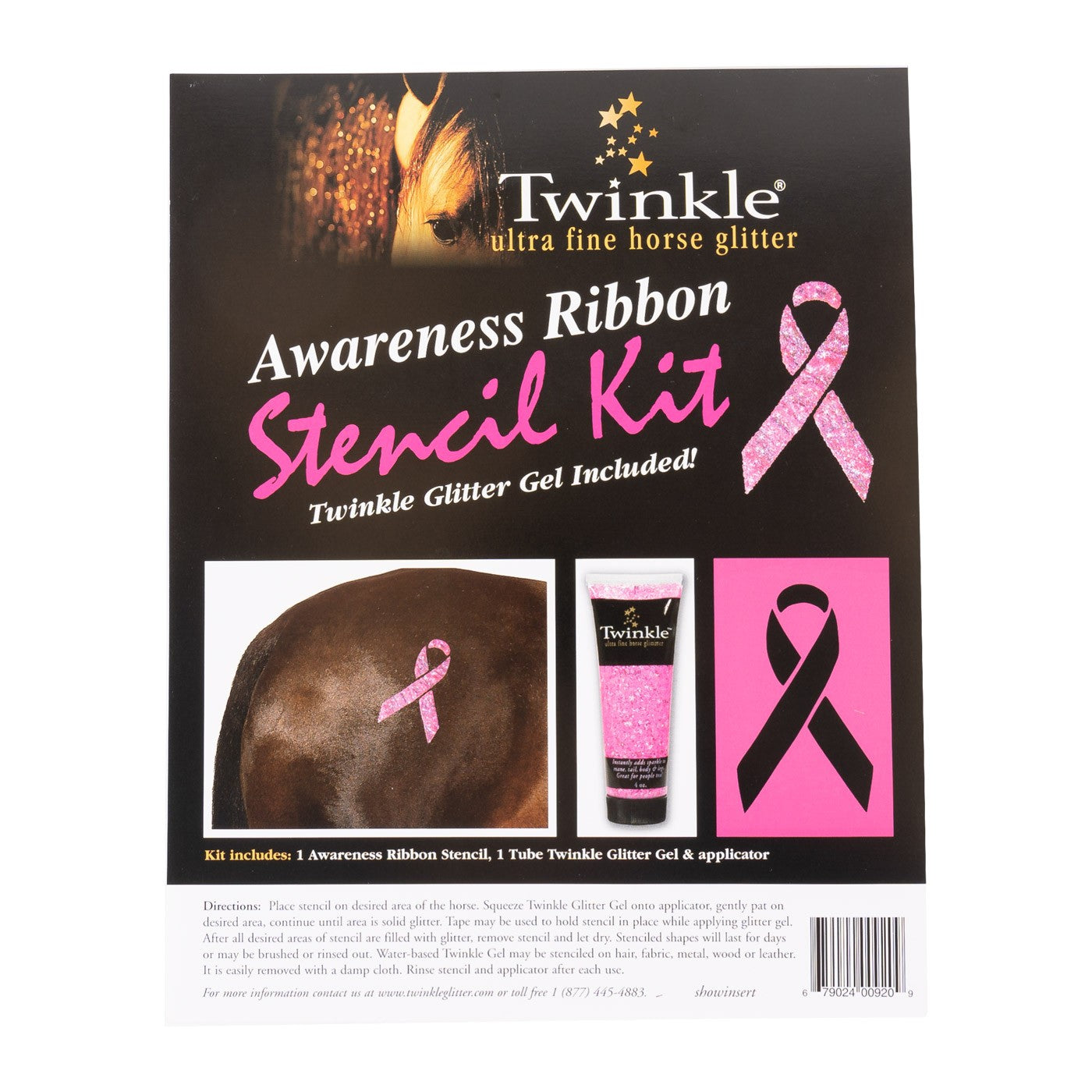 Twinkle Glitter Awareness Stencil Kit – Greenhawk USA