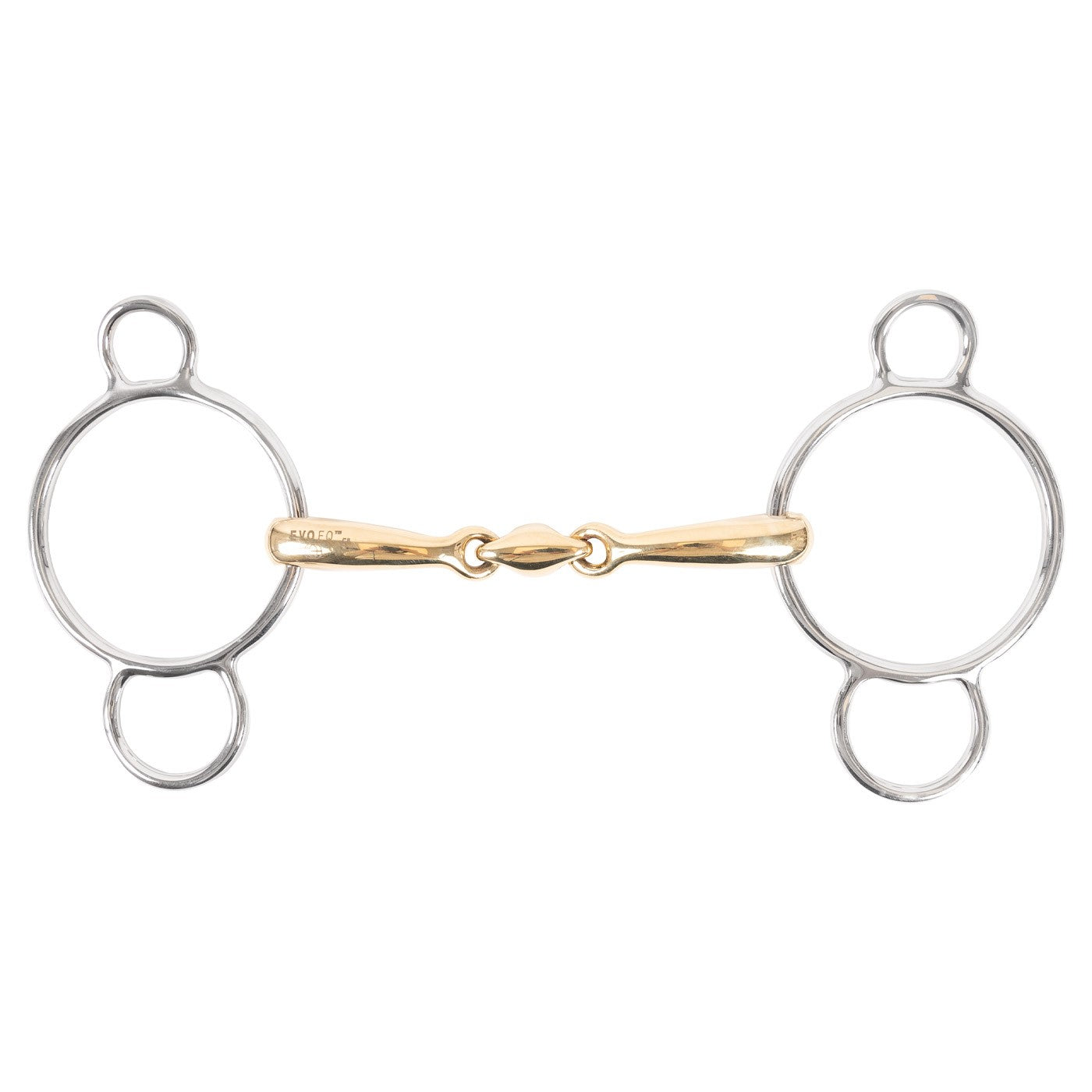 EvoEq Universal Curved Mouth Double Jointed Bit W/ Lozenge – Greenhawk USA