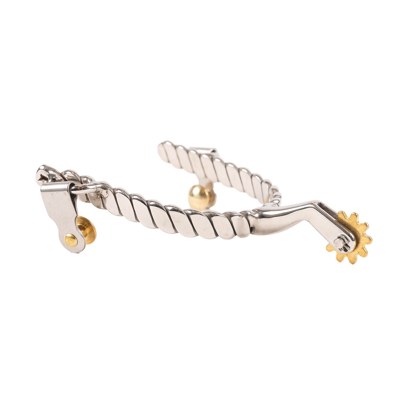 Metalab Twisted Stainless Steel Western Spurs - Men's – Greenhawk USA