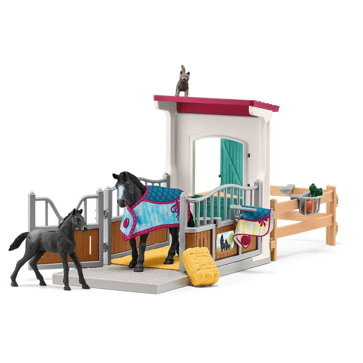 Schleich Horse Club Horse Box W/ Mare & Foal – Greenhawk USA