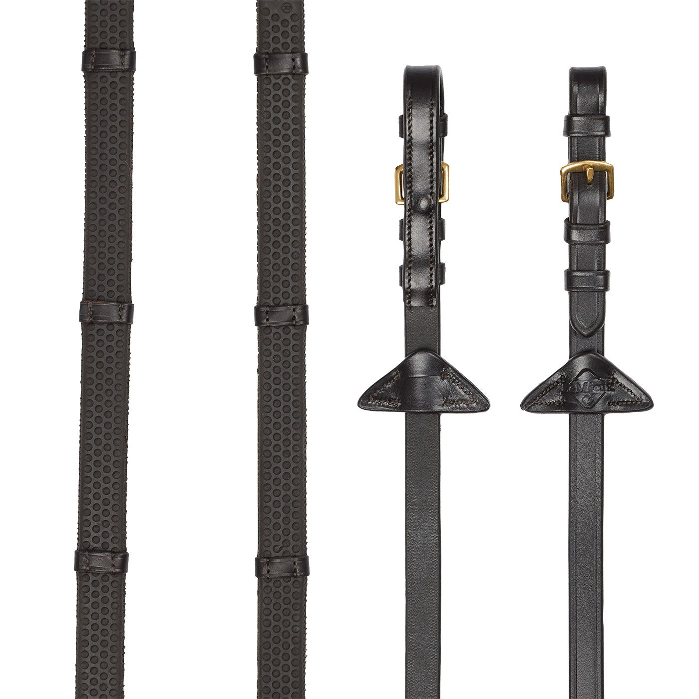 LeMieux Soft Rubber Reins W/ Stoppers – Greenhawk USA