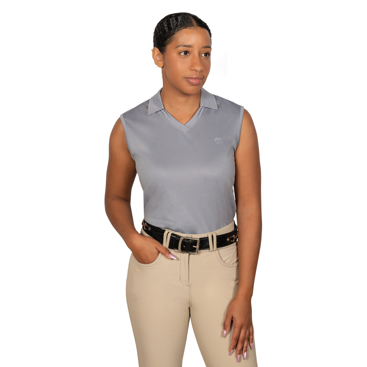 TemTeq Finley Sleeveless Functional Polo – Greenhawk USA