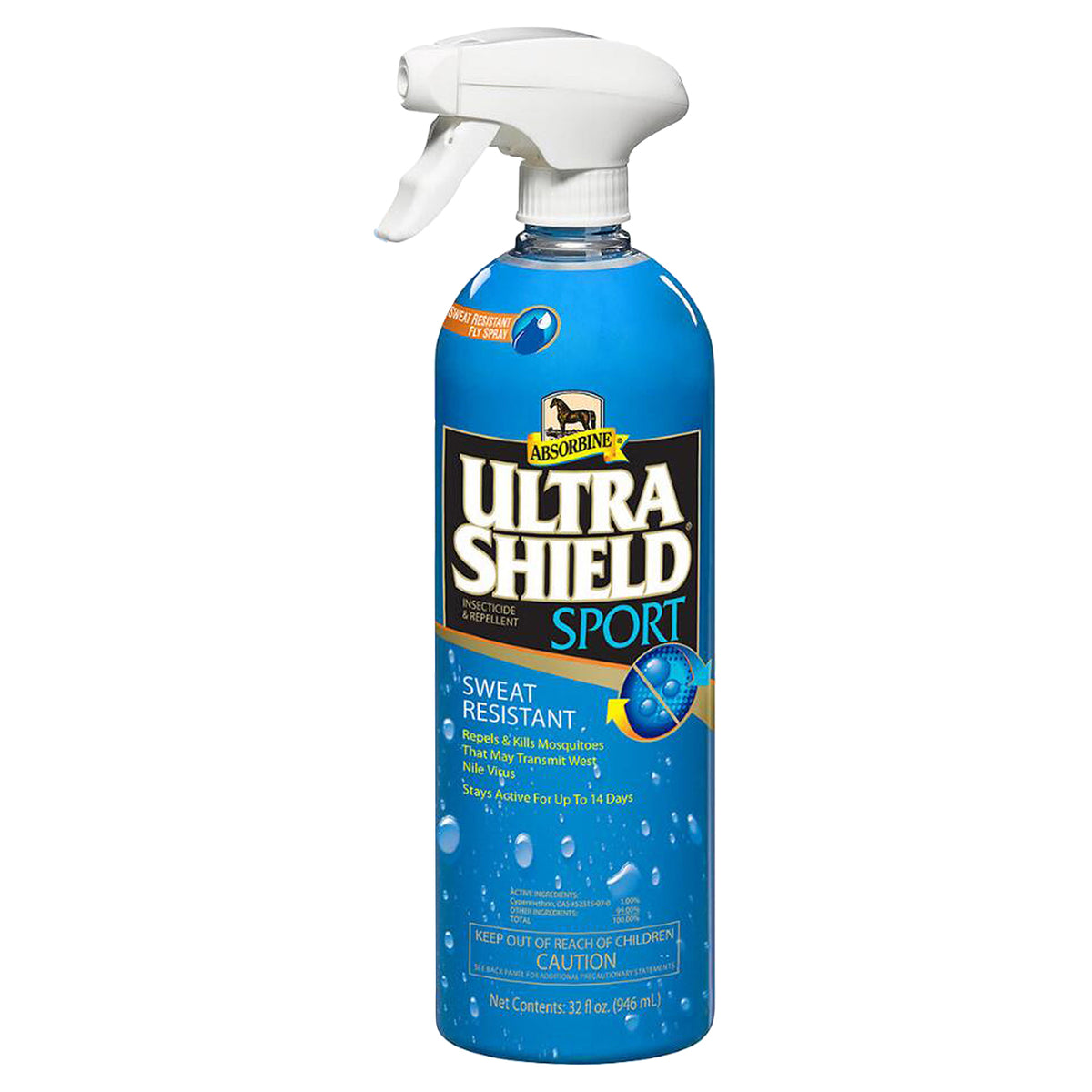 Absorbine UltraShield Sport Insecticide & Repellent Spray 32 oz ...