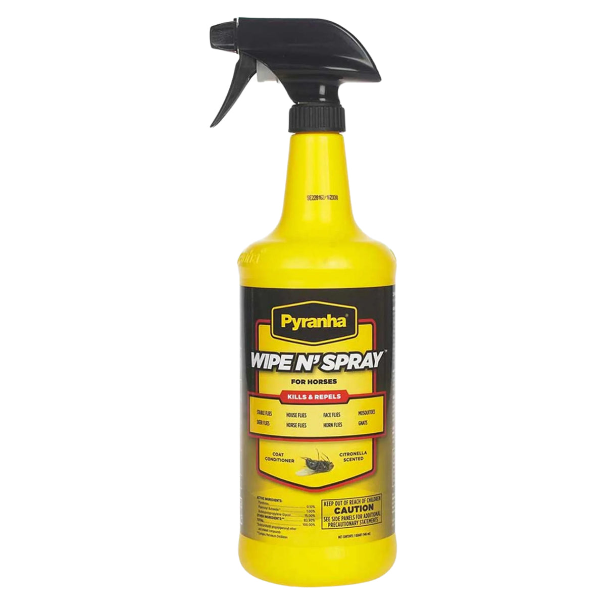 Pyranha Wipe N' Spray Fly Spray W/ Sprayer 32 oz. – Greenhawk USA