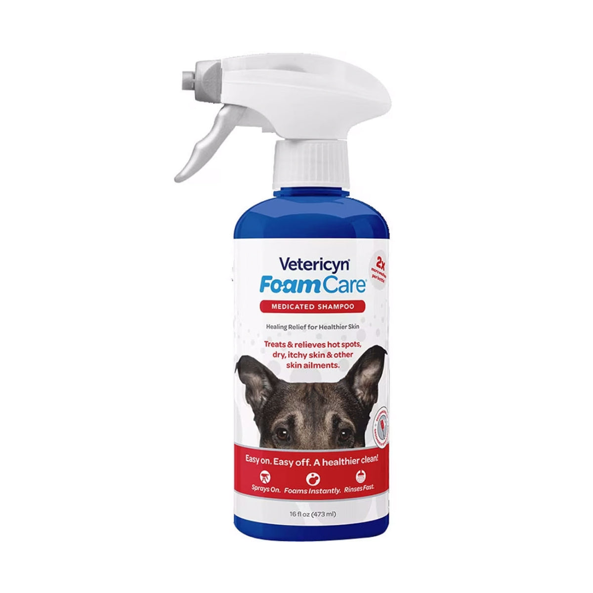 Vetericyn Foamcare Medicated Pet Shampoo 16 oz. – Greenhawk USA