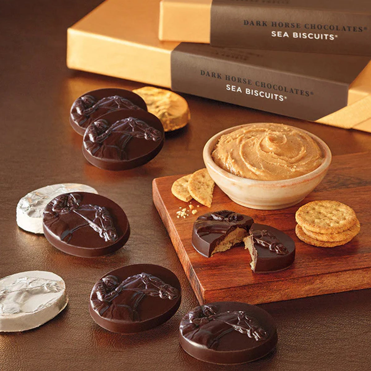 Dark Horse Chocolates Sweet Temptations Peanut Butter Sea Biscuits ...