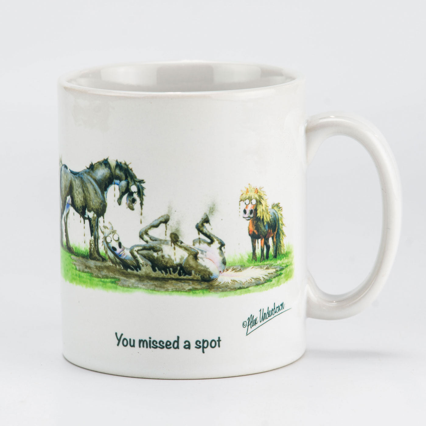 Alex Underdown You Missed A Spot Mug – Greenhawk USA